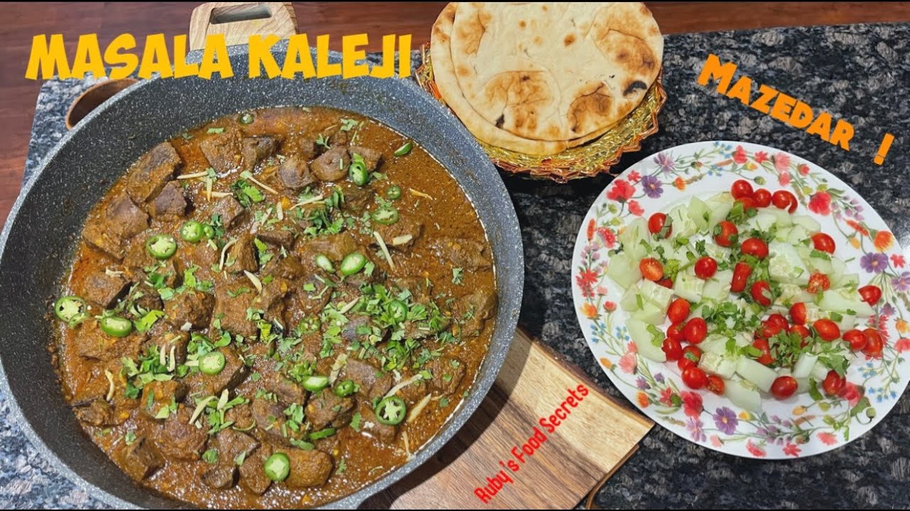 Ruby's Secret Masala Kaleji Recipe - YouTube