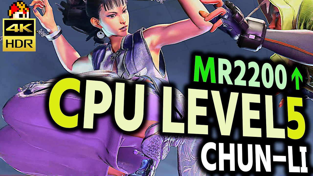 SF6: CPU Level5 MR2200 over Chun-Li | sf6 4K #sf6_chunli #sf6 # ...