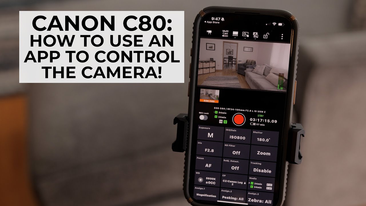 How to use the CANON MULTI-CAMERA CONTROL APP with the C80! - YouTube