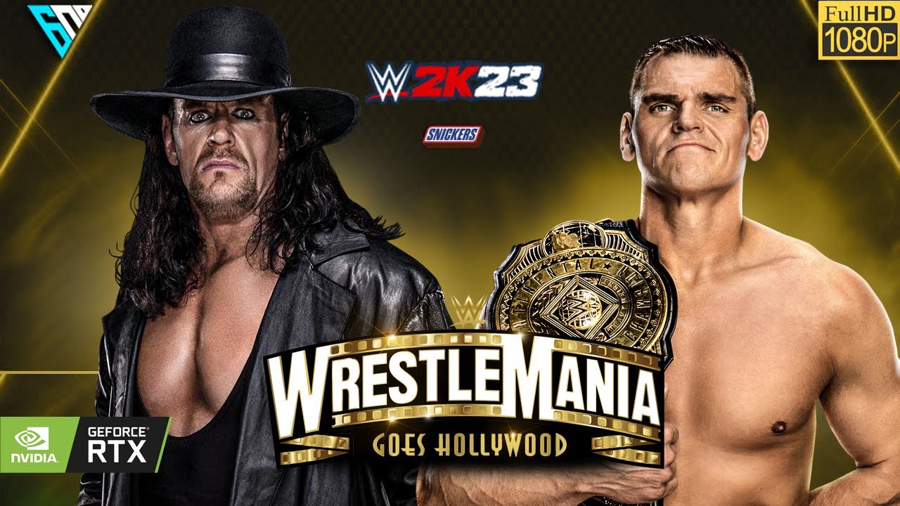 Undertaker vs Gunther - Wrestlmania Full Match - WWE 2K23 - YouTube
