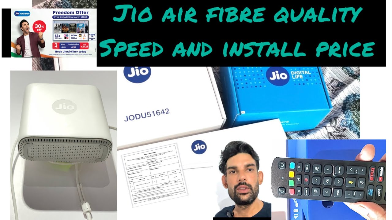 JIO AIR FIBRE INSTALLED COMPLETE 2024 15 August freedom offers # ...