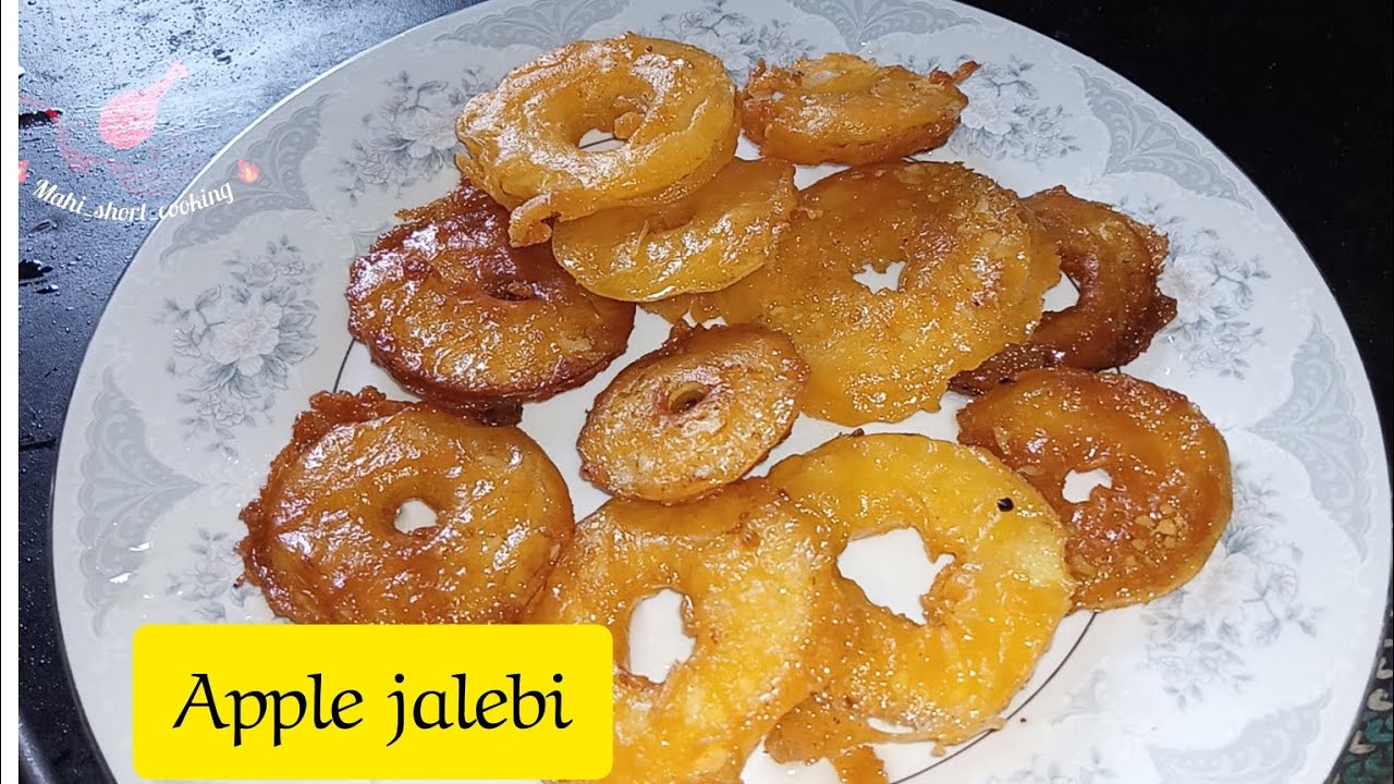 Apply jalebi || سیب جلیبی || recipe by Maha asif - YouTube