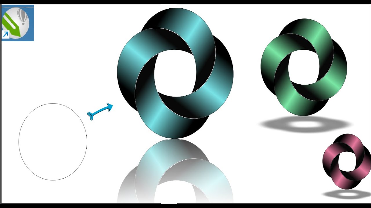 "Creating Stunning 3D Circle Designs in CorelDRAW | Step-by-Step ...