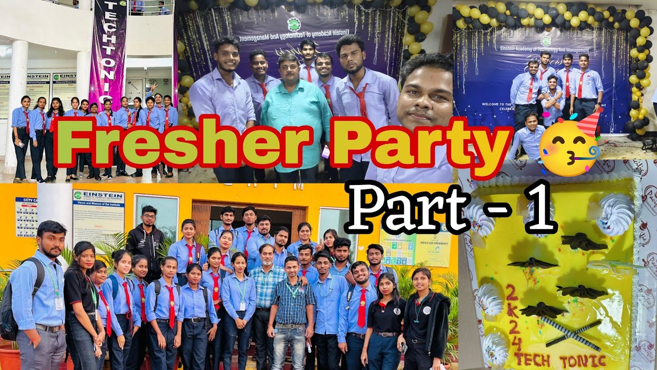 Fresher party MCA . EATM College .. Part 1 .. Bhubaneswar, Khordha ...