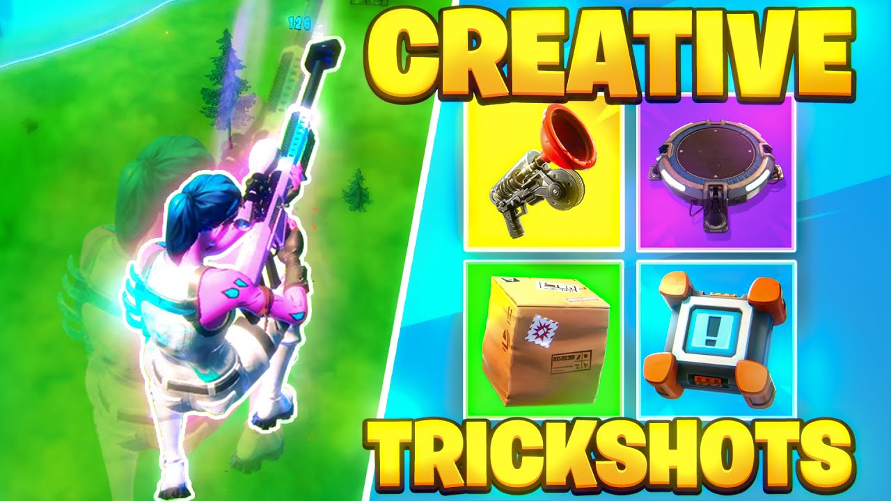 The Most CREATIVE TRICKSHOTS on Fortnite (Road To A Trickshot #4) - YouTube