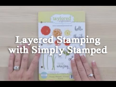 Today I Learned: How to do Layered Stamping - YouTube