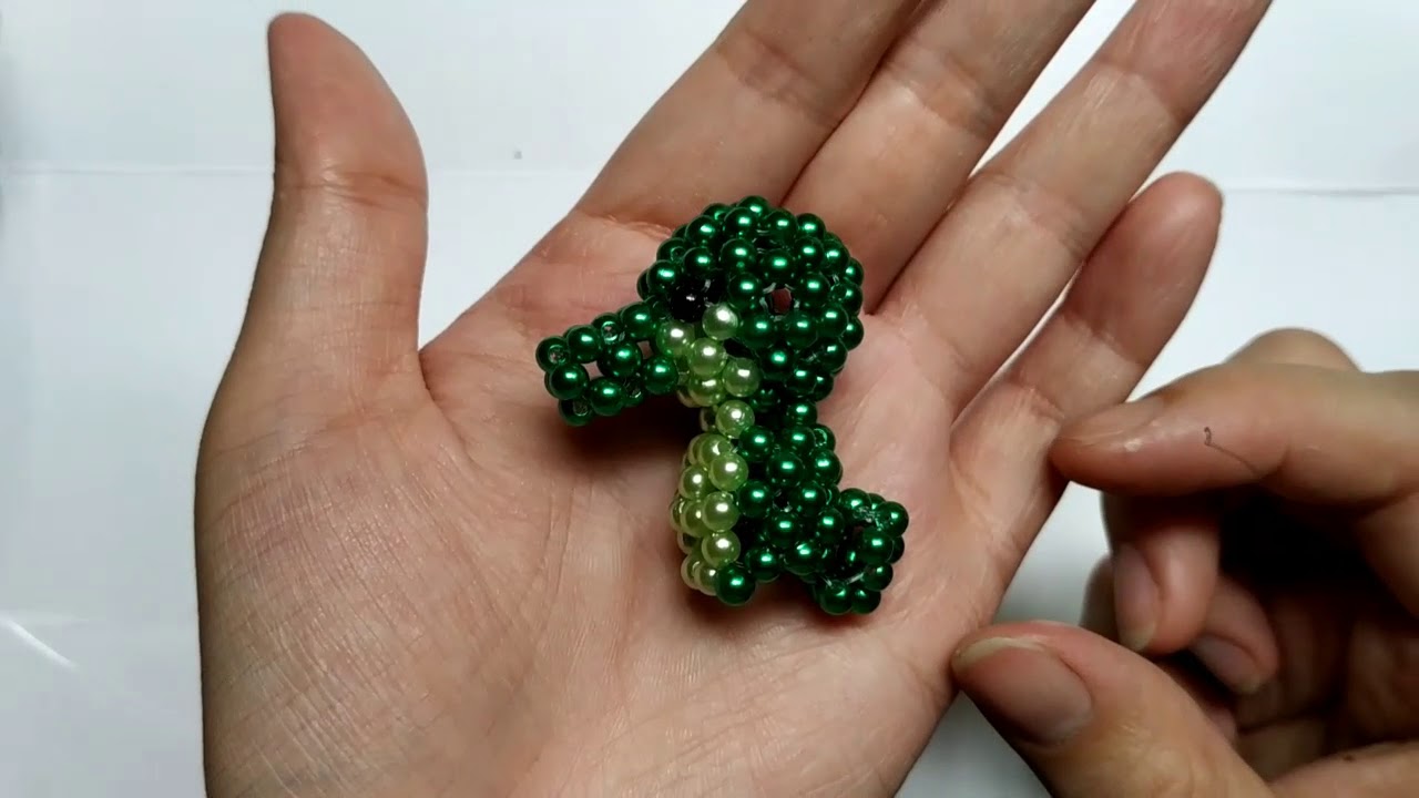 Beads - Beads - How to make keychains: Dinosaur 2/2 - YouTube