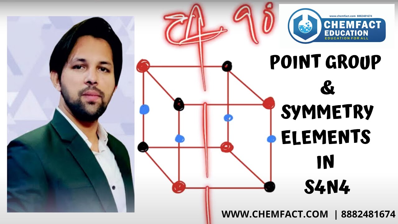 POINT GROUP OF S4N4 | SYMMETRY ELEMENTS | GROUP THEORY | ALOK SIR ...