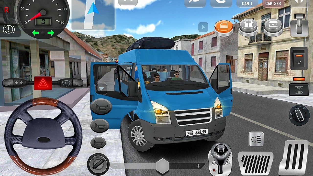 Real Ford Transit Games - Passenger Pickup Van Game Driving 3D Minibus ...