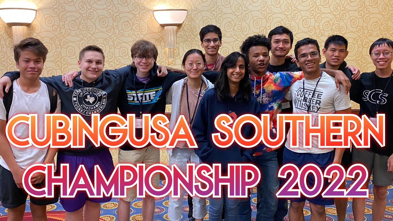 CubingUSA Southern Championship 2022 - YouTube