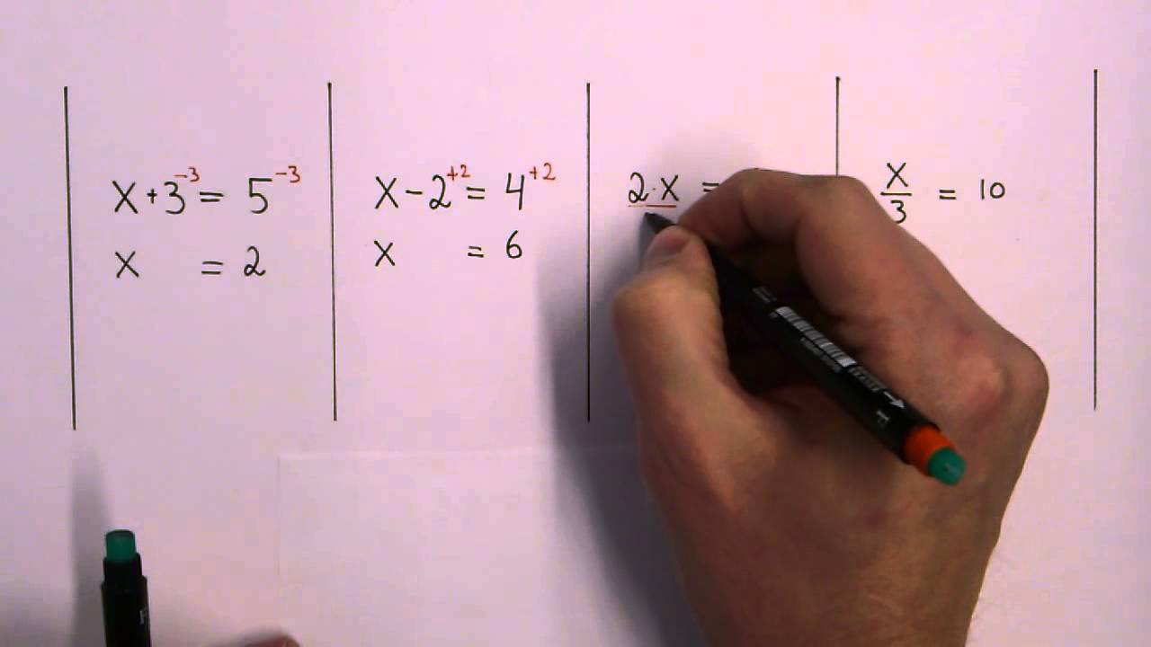 Ekvationer 1 - YouTube