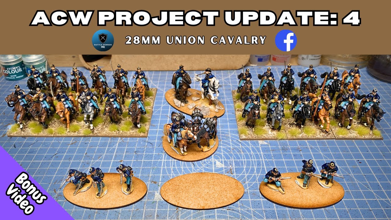ACW Project Update 4: Union Cavalry Part 1 - YouTube