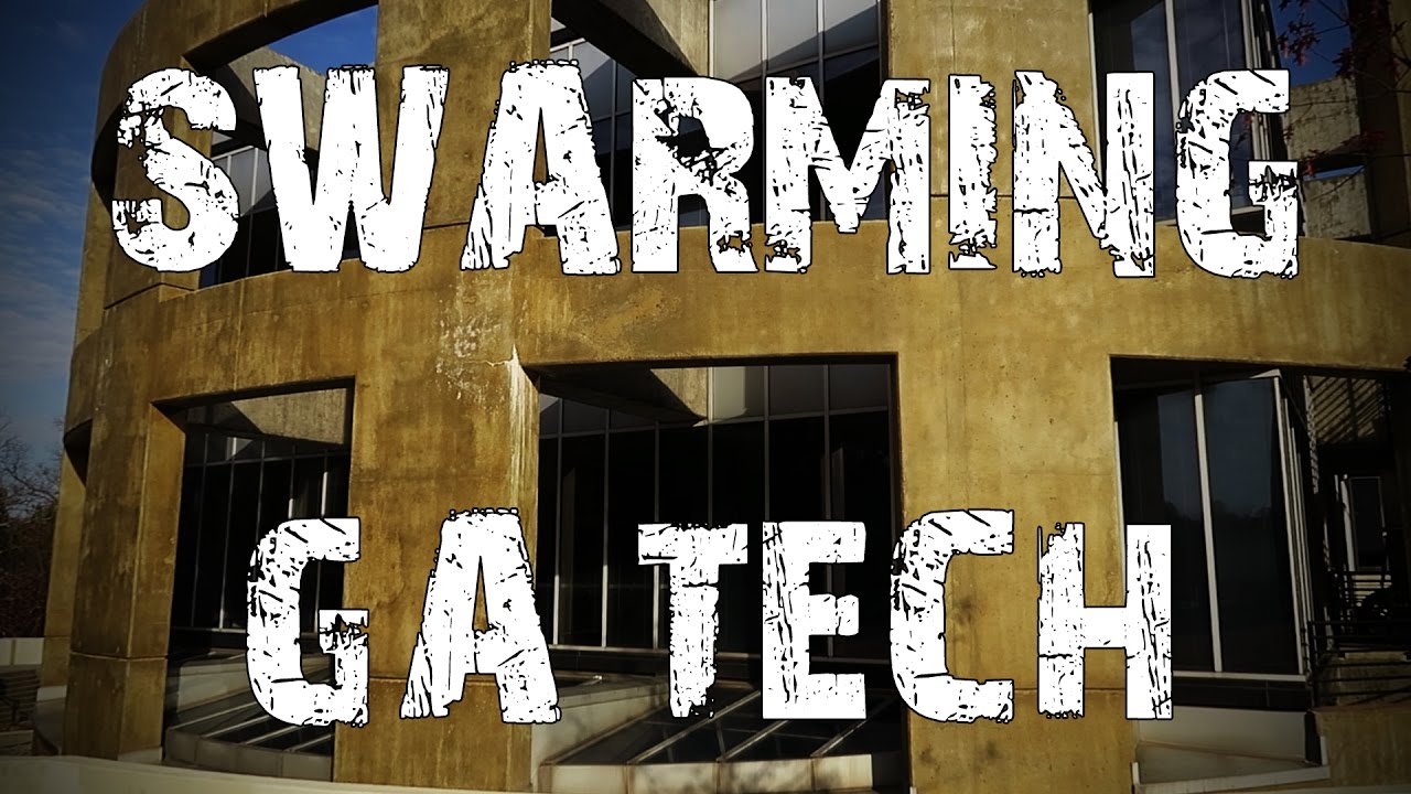 Drones Swarm Georgia Tech - YouTube