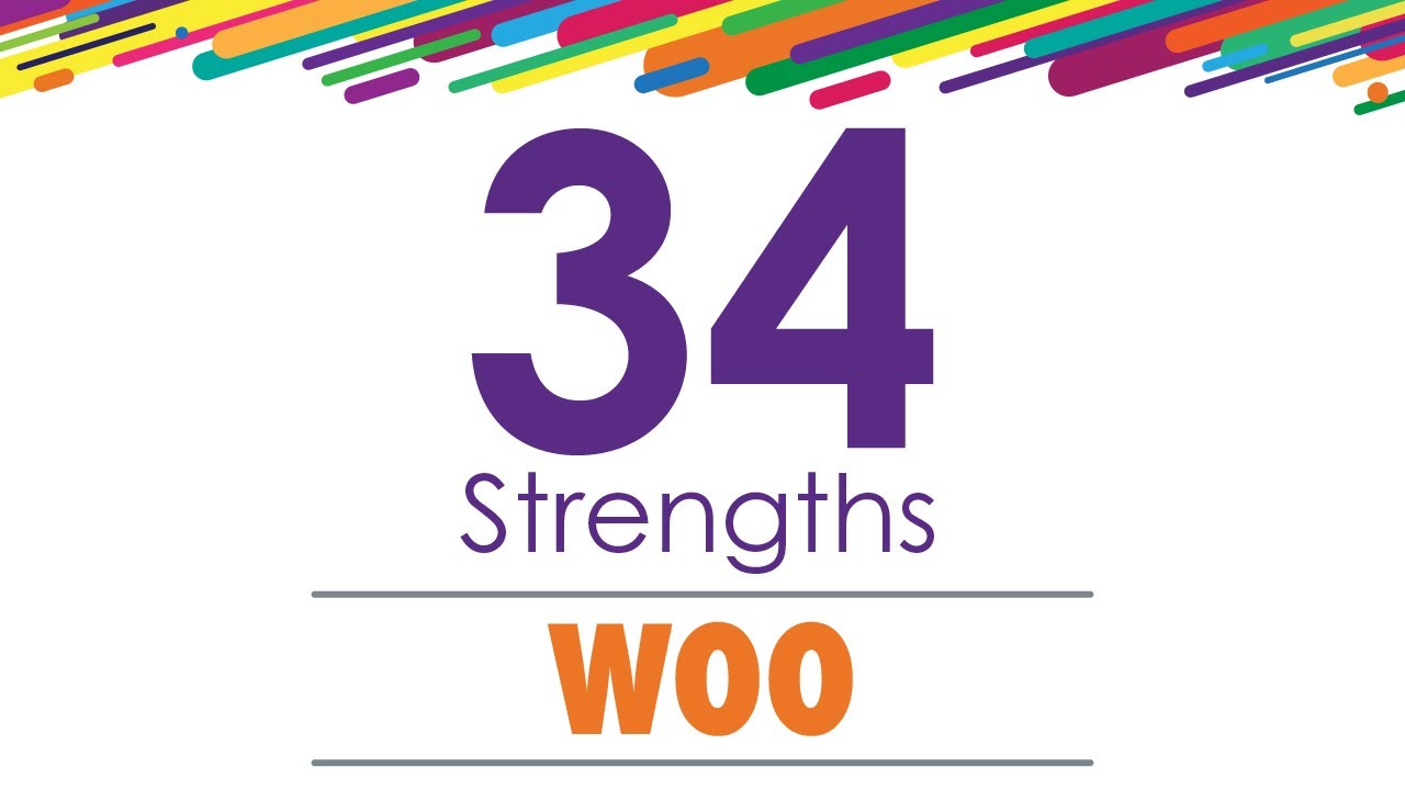Woo | Gallup’s 34 Clifton Strengths - YouTube
