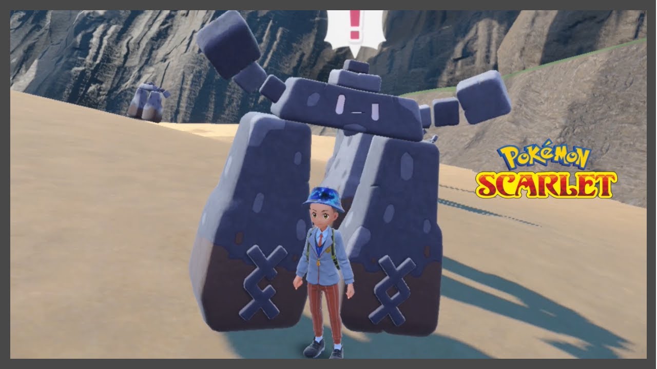 Shiny Stonjourner in Pokemon Scarlet and violet - YouTube