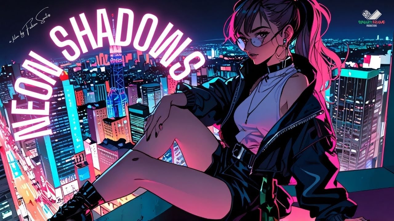 Neon Shadows | AI Short Film - YouTube