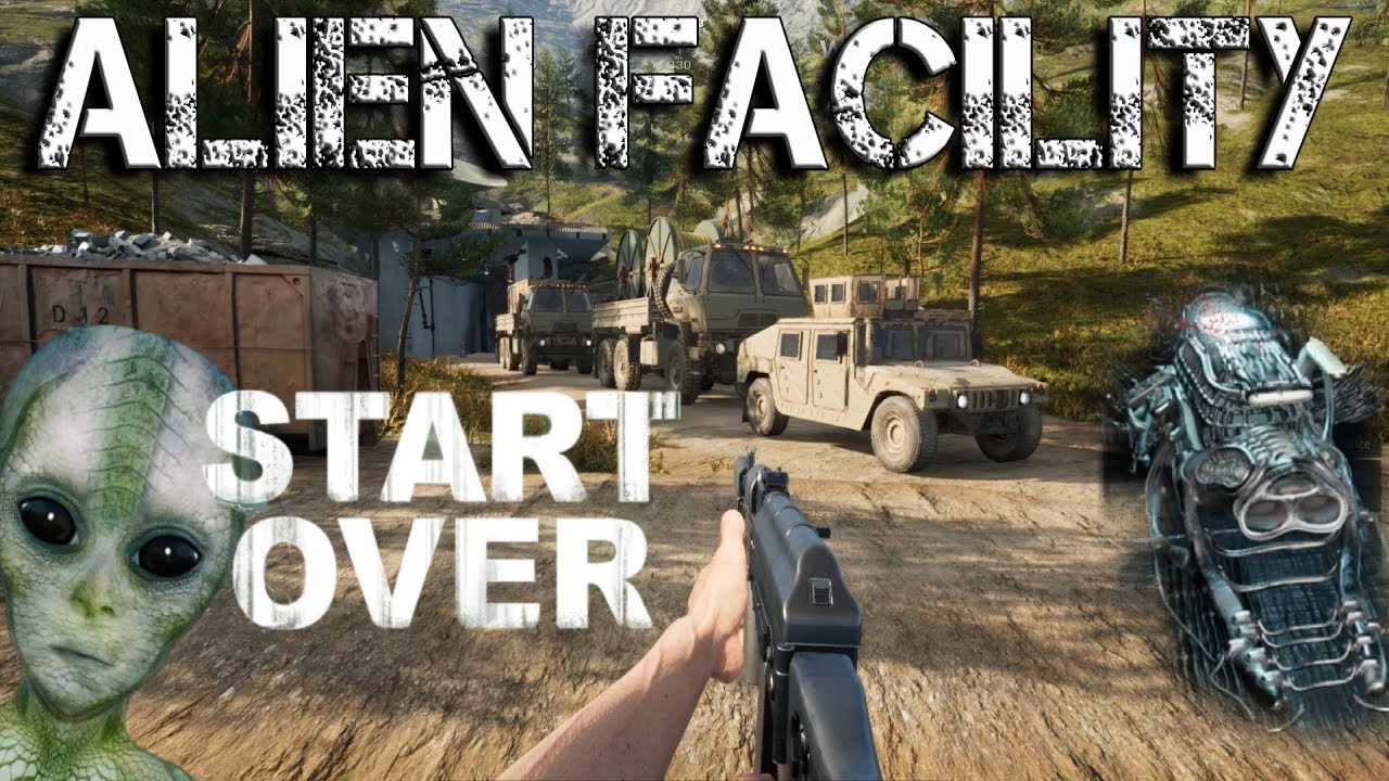 Start Over Gameplay | Exploring The Underground ALIEN FACILTY & ALIEN ...