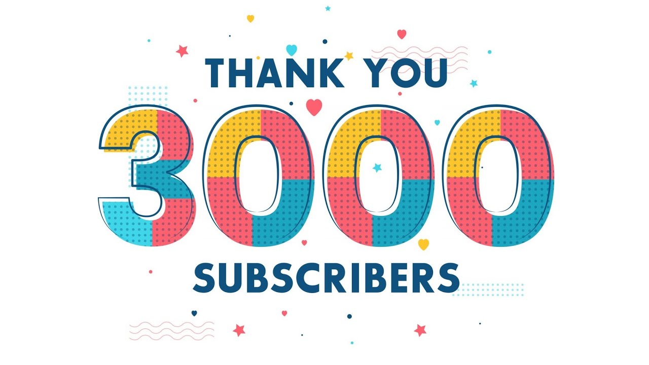 3000 Subscriber Celebration Video | 3K Subscriber Celebration Special ...