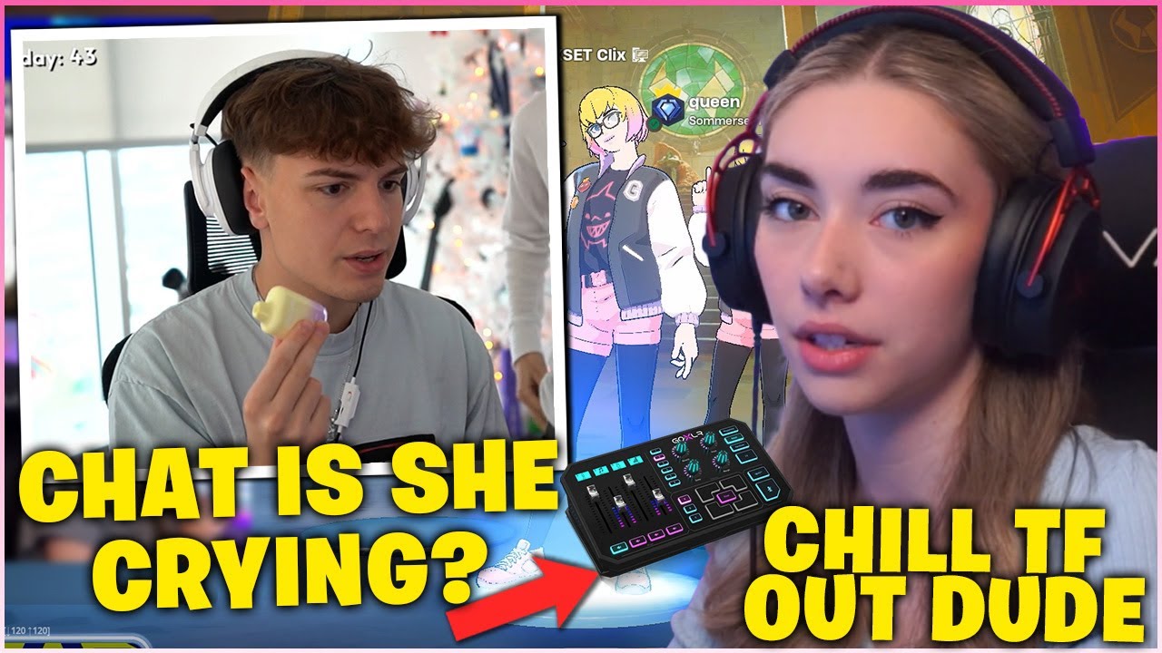 SOMMERSET Gets ANGRY After CLIX Did This On LIVE STREAM & CAN'T Stop ...