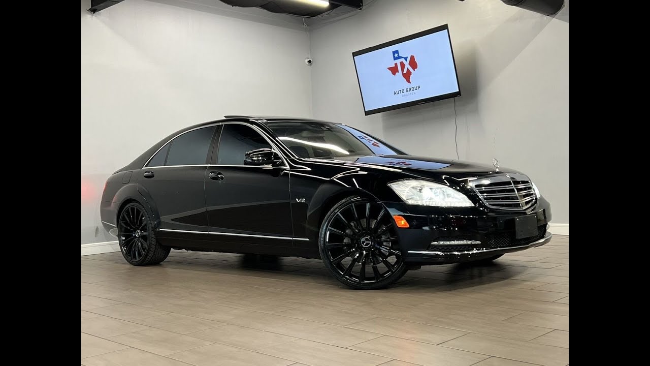 2012 MERCEDES-BENZ S-CLASS AMG S600 510HP 5.5L V12 TWIN TURBO ULTRA ...