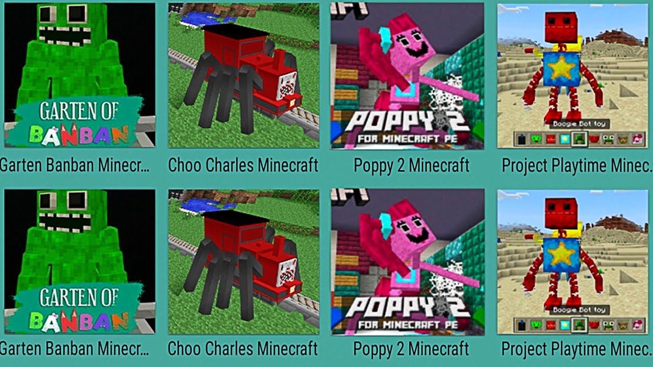Garten BanBan Minecraft Vs ChoCho Charles Minecraft Vs Poppy2 Minecraf ...