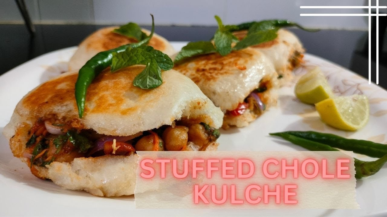 Pocket Chole Kulcha Recipe | Chole Bread | Easy And Tasty Winter Recipe ...