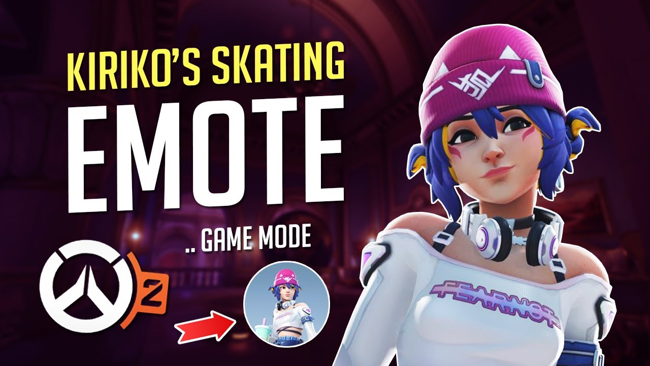 THERE'S A GAME MODE IN OVERWATCH 2 BASED ON KIRIKO'S SKATING EMOTE ...