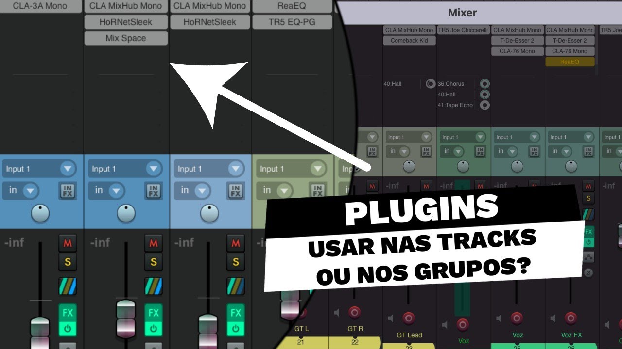 Usar Plugins nas Tracks ou nos Grupos? Qual a forma correta? - YouTube