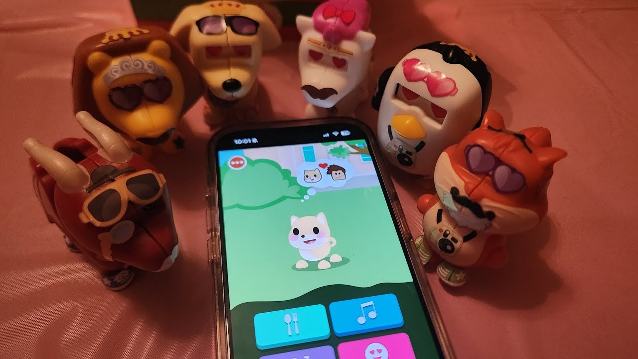 Playing McDonald's Happy Meal ADOPT ME Care for Your Pet! Game at ...