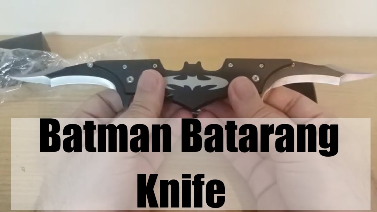 Batman Batarang Double Blade Knife - Best Gadget on Amazon India - YouTube