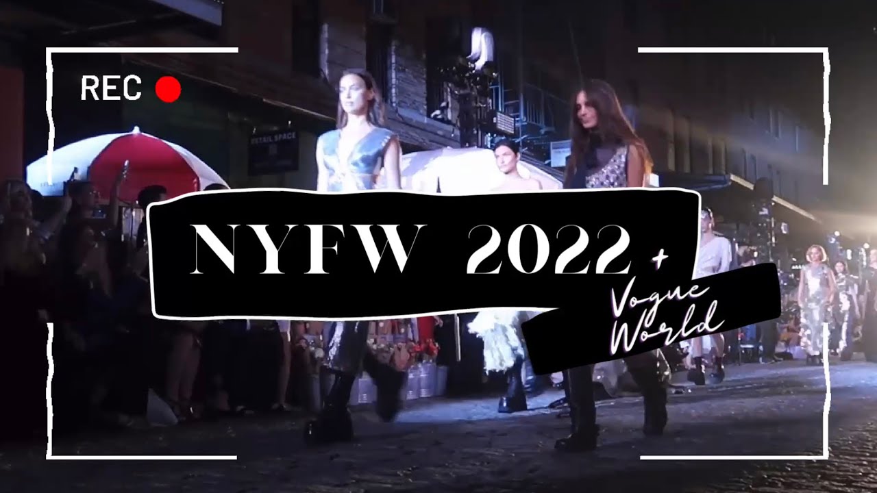 NYFW 2022 | MEETING ANNA WINTOUR | VOGUE WORLD | NEW YORK FASHION WEEK ...
