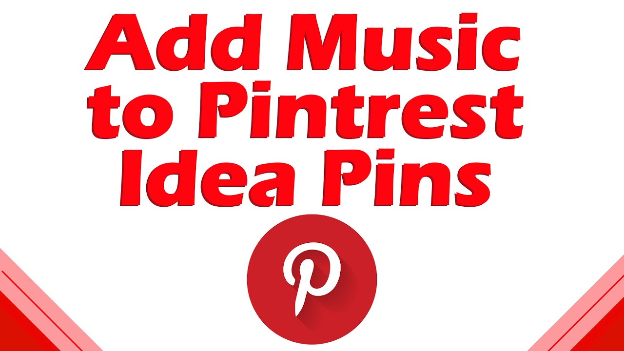 How to Add Music to Pinterest Idea Pin - YouTube