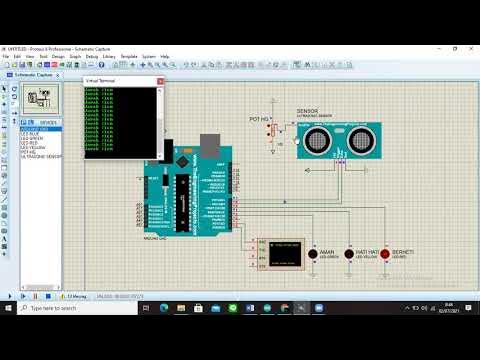 Rangkaian Sensor Parkir Menggunakan Arduino - YouTube