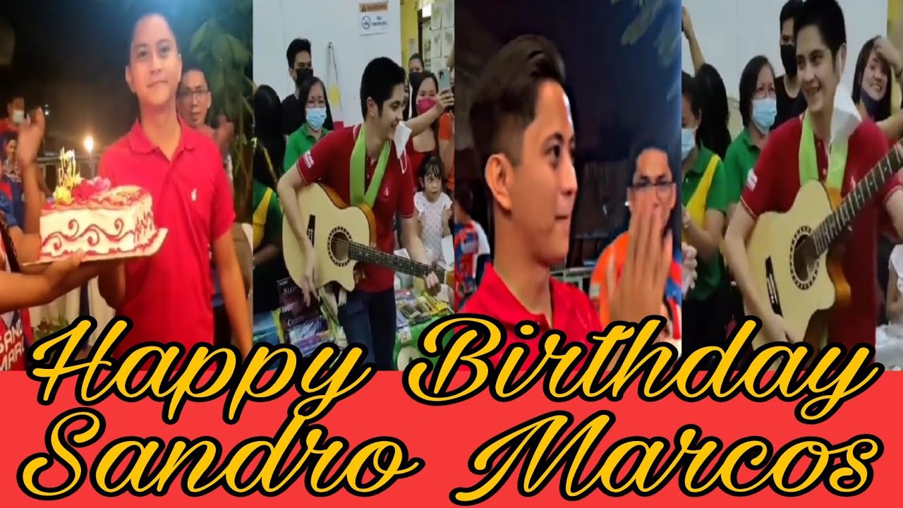SANDRO MARCOS BIRTHDAY! - YouTube