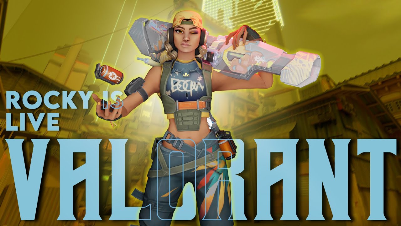 VALORANT LIVE WITH ROCKY | SOLO QUEUE | ROCKY GAMING #valorant # ...