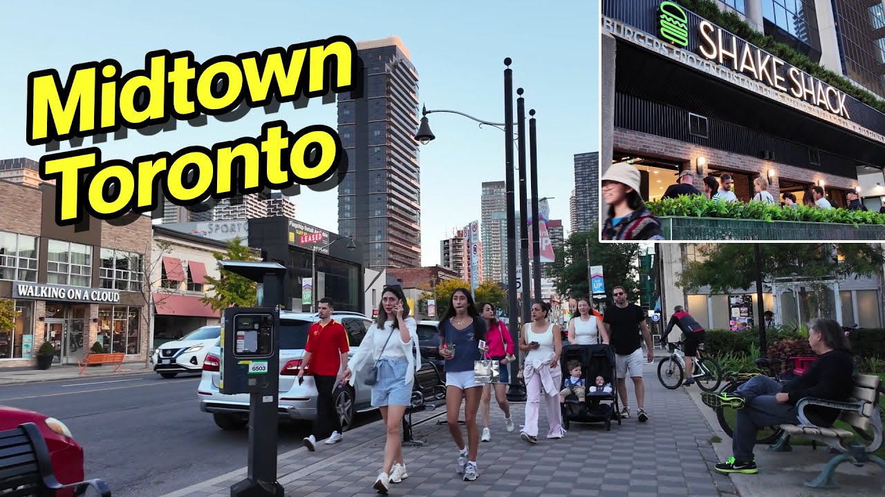 Lawrence Station to Midtown's NEW Shake Shack | Toronto Walk (Fall 2025 ...