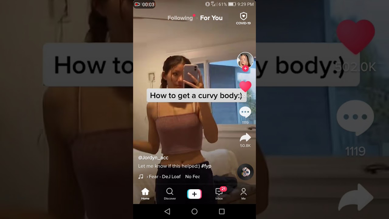 Tik tok : How to get a curvy body - YouTube