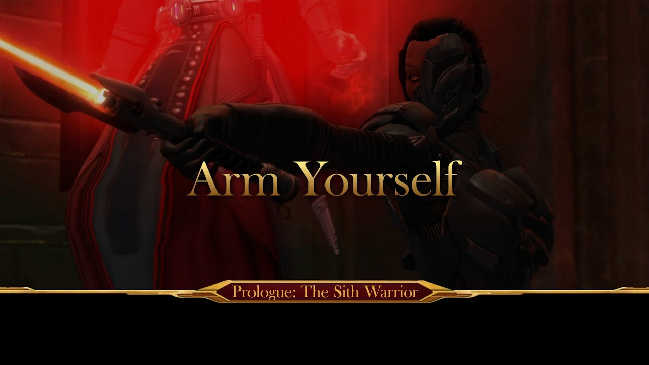 Sith Warrior (Light Side) | Prologue: The Sith Warrior | Arm Yourself ...