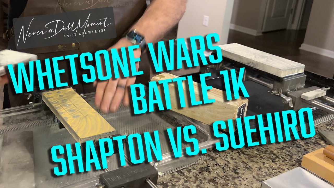 Whetstone Wars - Shapton Kuromaku Professional vs. Suehiro Debado 1k ...