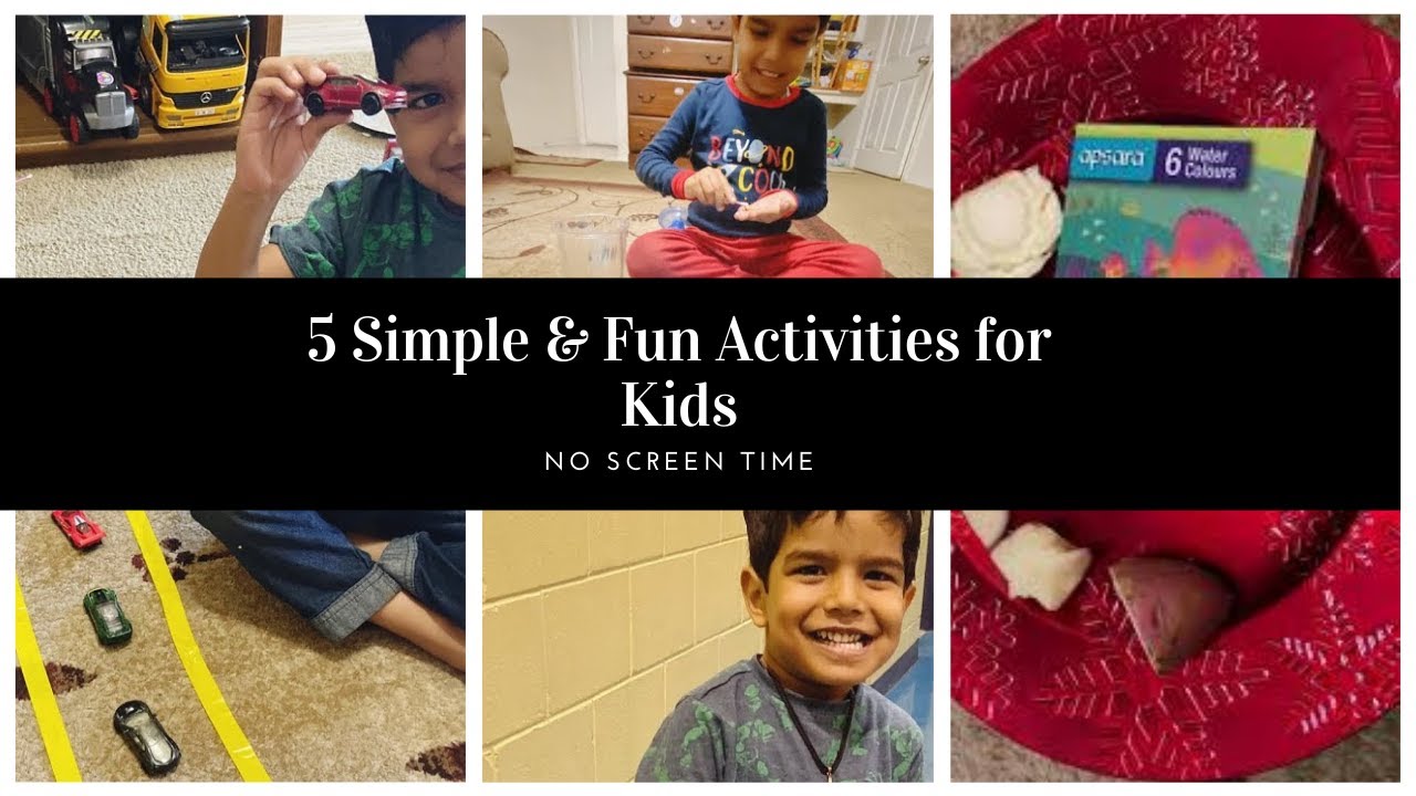 Kids Engaging No Screen Time Activities || How to engage kids at home ...