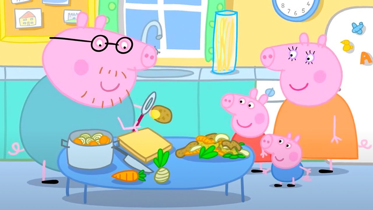 Peppa Pig Türkçe | Büyükbaba'nın Gübre Yığını | Programının en iyi ...