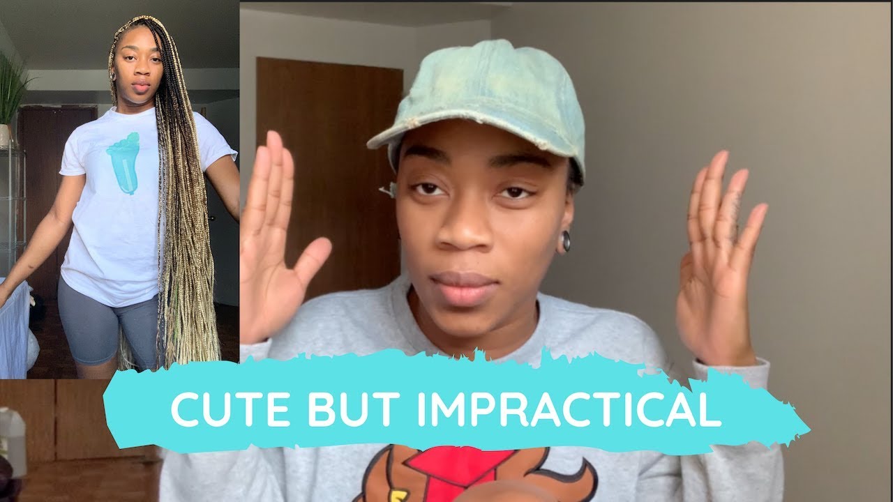 Knee Length Box Braids GONE WRONG | Brittany's Room - YouTube