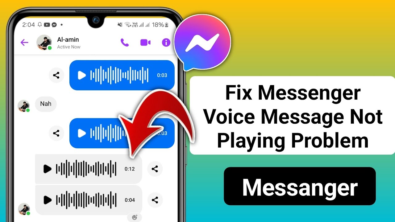 Fix Messenger Voice Message Not Playing Problem (New Update 2025 ...
