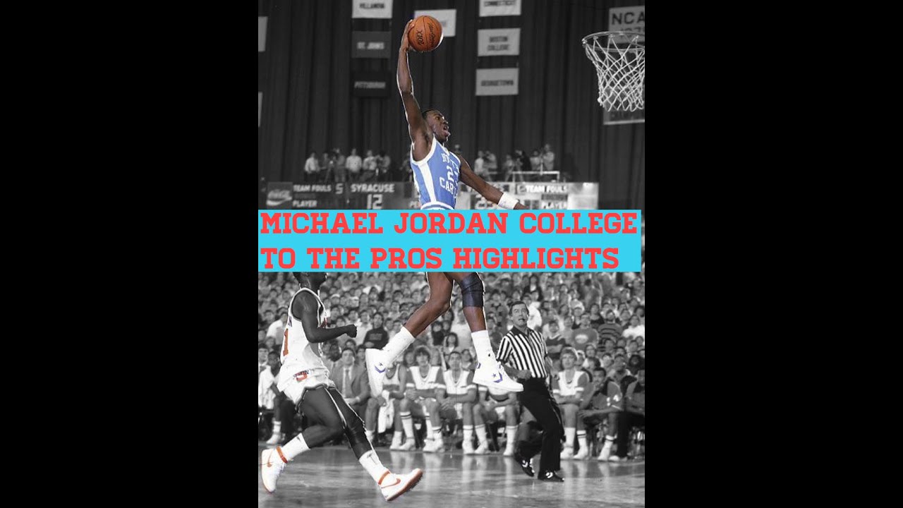 Michael Jordan College to the Pros Highlights - YouTube