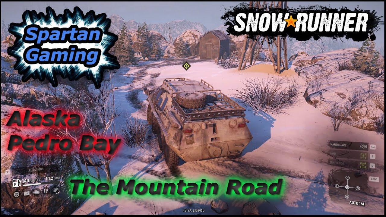 Snowrunner - Alaska, Pedro Bay - How to do the Mountain Road task (TUZ ...
