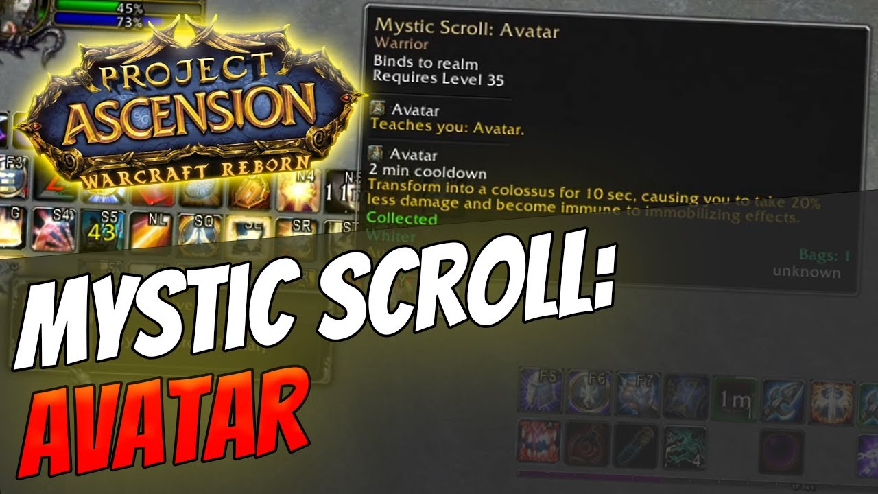How to get Mystic Enchant: Avatar | Warrior [Warcraft Reborn ...
