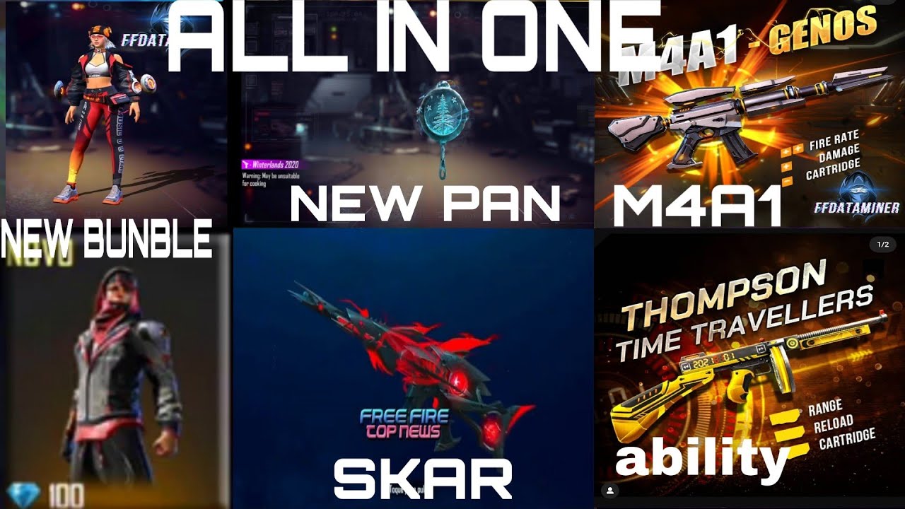 Free fire new update and free fire upcoming update | new SKAR | M4A1 ...