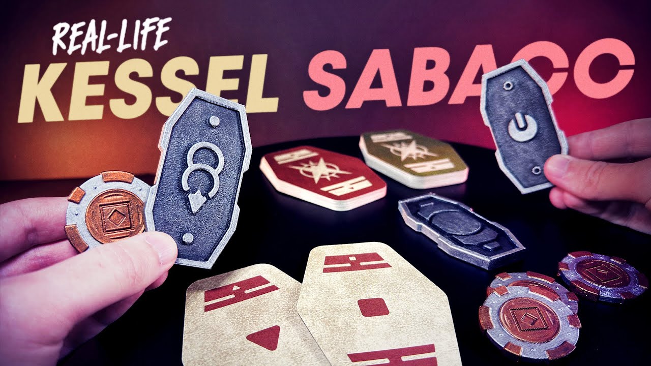 I Made Kessel Sabacc Chips & Shift Tokens From Star Wars: Outlaws ...