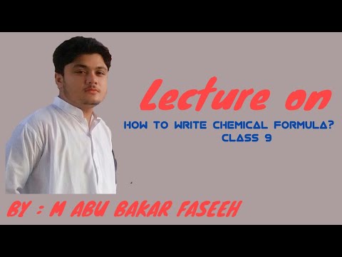 How to write chemical formula? |Class 9 | CHEMISTRY BANK - YouTube