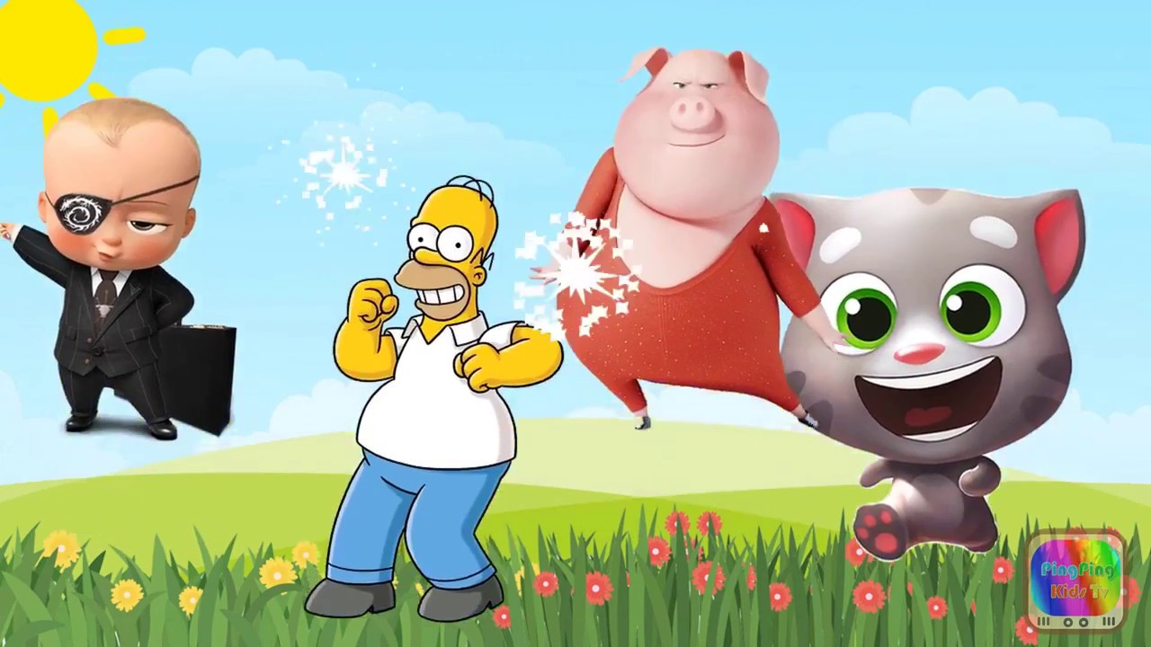 Wrong Heads Talking Tom Boss Baby Sing Gunter Simpson Wrong Heads ...